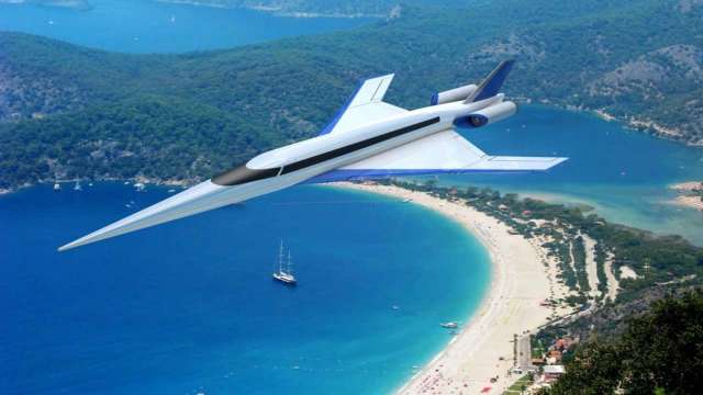 First look inside supersonic jet that could reach New York from London ...