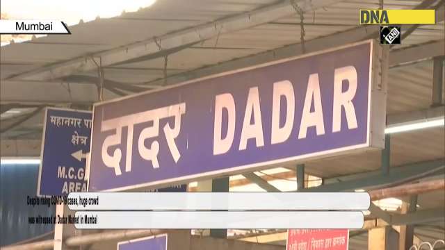 Huge crowd gathers at Mumbai’s Dadar Market, social distancing goes for ...