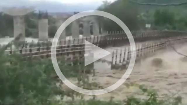 Watch: Bridge collapses, washed away in seconds in flood-hit Madhya Pradesh