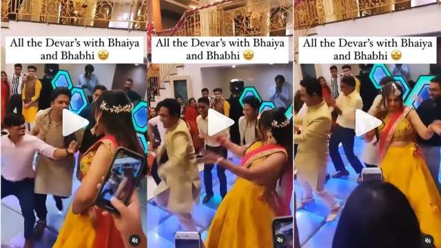 Bhabhi Devar Ka Dhaansu Dance Bride Shakes A Leg With Brothers In Law