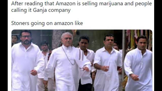 "Ganja company': Twitter flooded with memes over Amazon marijuana scandal