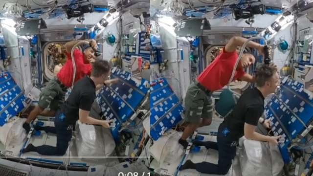 How do astronauts get haircuts in space? WATCH this video to find out