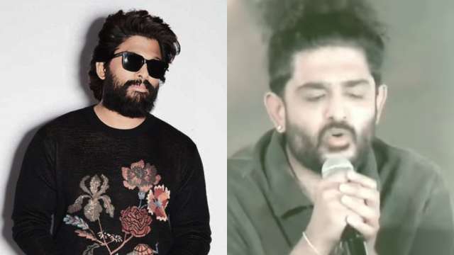 Allu Arjun shares video of singer Sid Sriram singing ‘Srivalli’ without ...