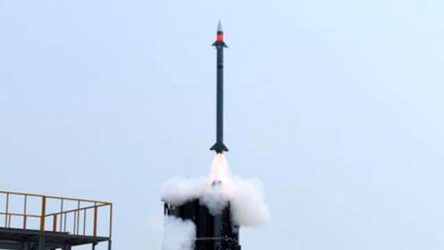 DRDO successfully tests MRSAM missile; hits target accurately