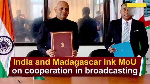 India and Madagascar ink MoU on cooperation in broadcasting