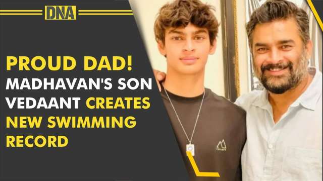 Proud Dad! Madhavan's son Vedaant creates new Swimming record