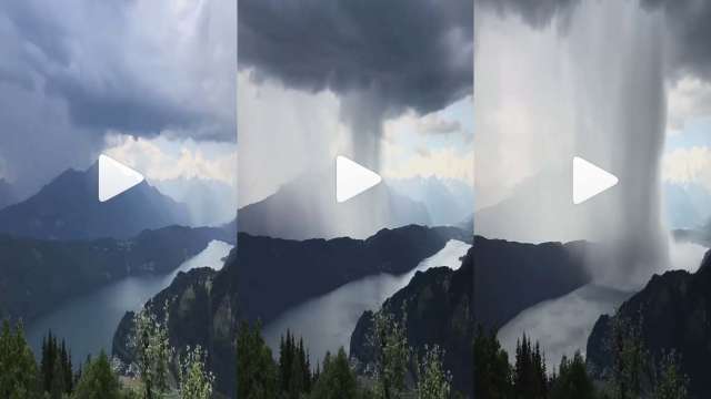WATCH: Amazing video of cloudburst going viral on social media