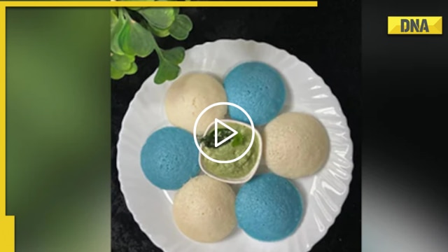 Woman prepares blue idlis using flower extracts, viral video divides ...