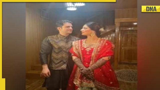Tina Dabi's ex husband IAS Athar Aamir poses with wife Dr Mehreen Qazi in traditionals, netizens ...