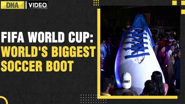 FIFA World Cup: Qatar unveils 'World's Biggest Soccer Boot'