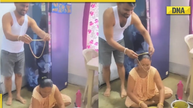 Son Surprises Mother With Gold Chain Viral Video Leaves Internet Teary