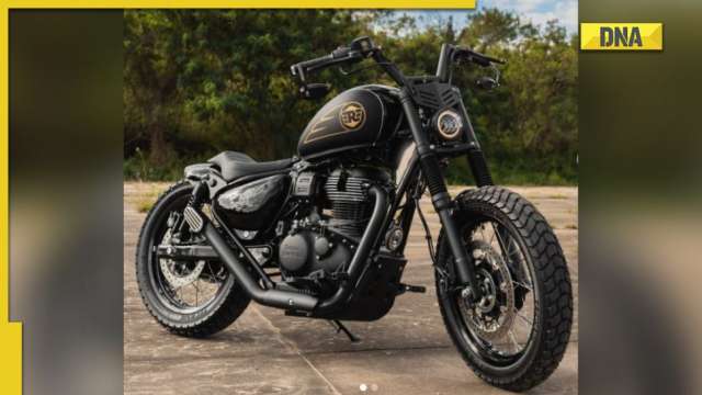 Royal Enfield Meteor 350 modified to look more dominating than its ...