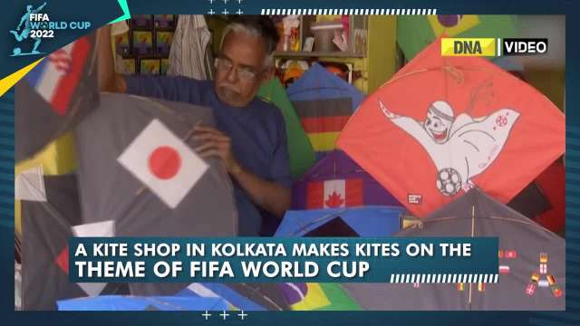 World Cup fever: A kite shop in Kolkata makes FIFA themed kites, watch!