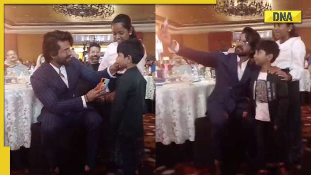 RRR star Ram Charan clicks selfie with kids of Galwan braveheart ...