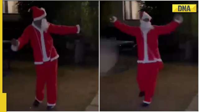 'Santa Claus' dances to Rajasthani 'Pallo Latke' song, viral video ...