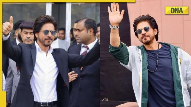 Shah Rukh Khan sings Tujhe Dekha To Ye Jana Sanam at Auto Expo 2023, video goes viral