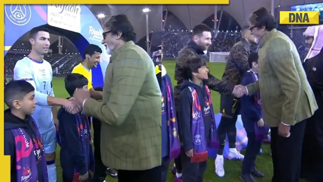 Amitabh Bachchan meets Lionel Messi, Cristiano Ronaldo in Saudi Arabia ...