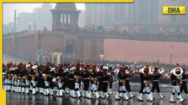 Beating Retreat held amid light rain as Republic Day celebrations come ...