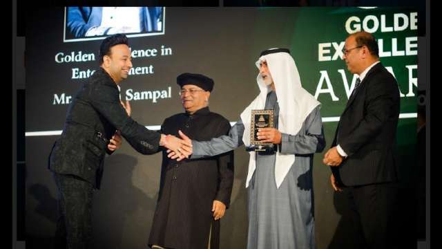 Satish Sanpal honored with Golden Excellence award in Entertainment in ...