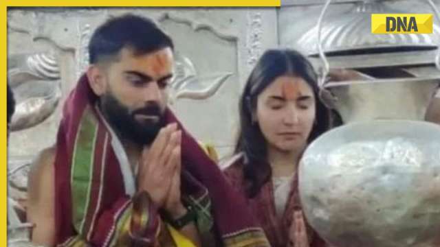 Watch: Virat Kohli visits temple with wife Anushka Sharma after on-field spat with Gautam ...