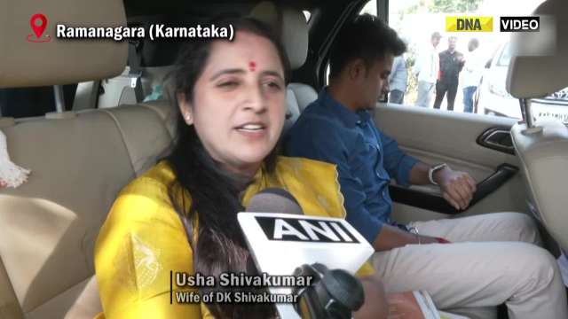 “100 pc confident,” says wife of DK Shivakumar over Karnataka Polls