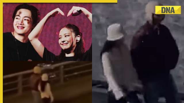 Viral! BTS' V aka Kim Taehyung and BLACKPINK's Jennie spotted holding hands in Paris amid dating ...