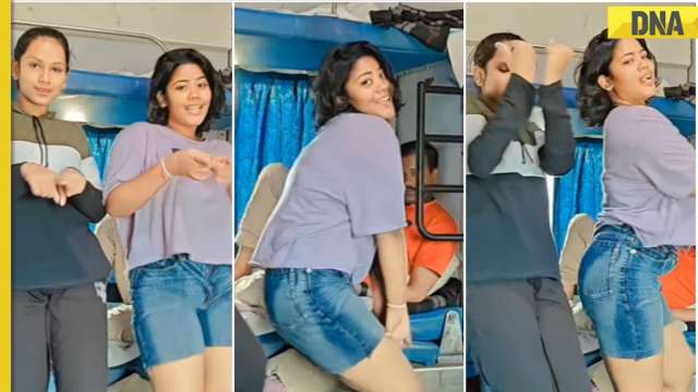 Cool or cringe? Girls groove in train for Instagram reel, viral video ...